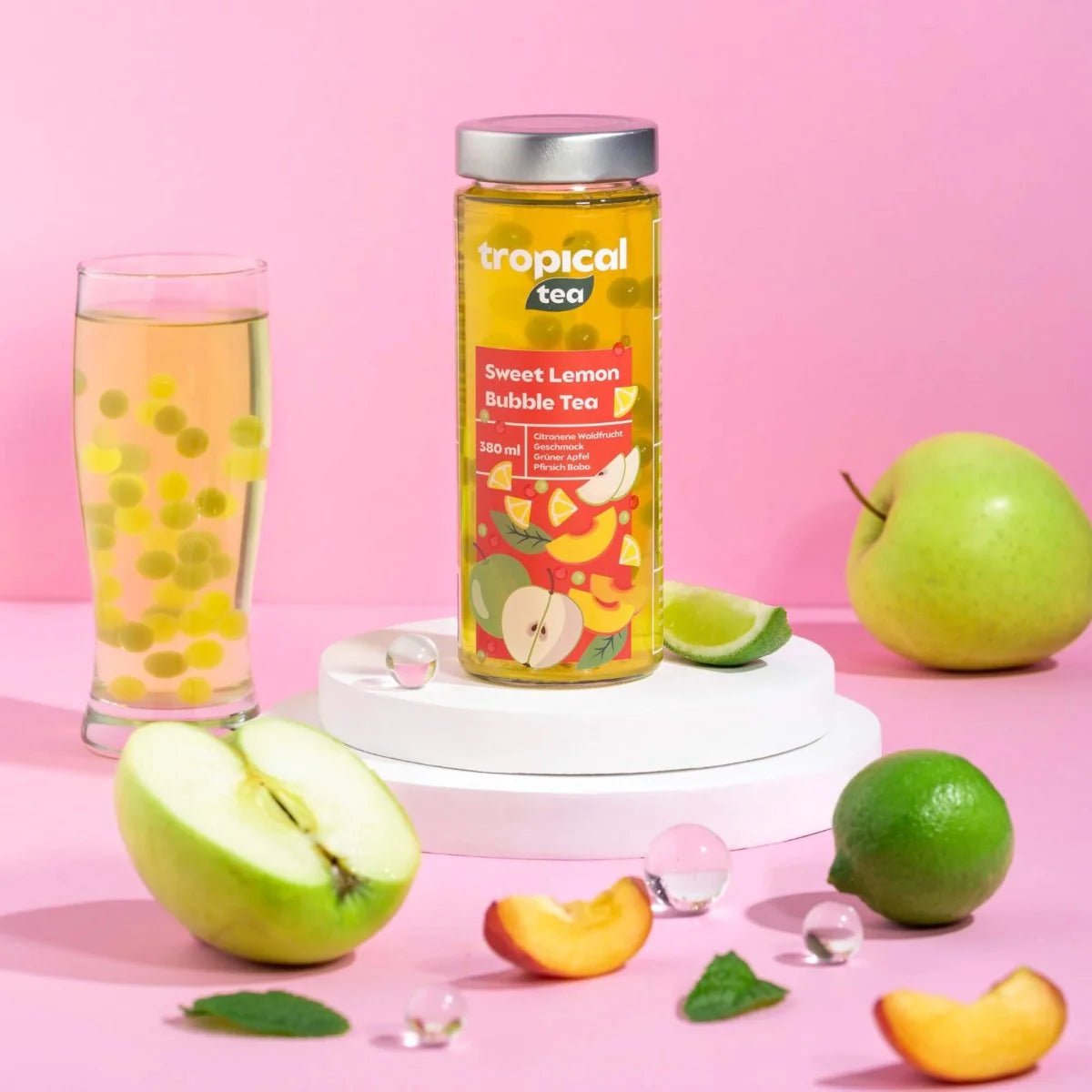 Erfrischende Vielfalt: Der Sweet Lemon Bubble Tea von Tropicaltea